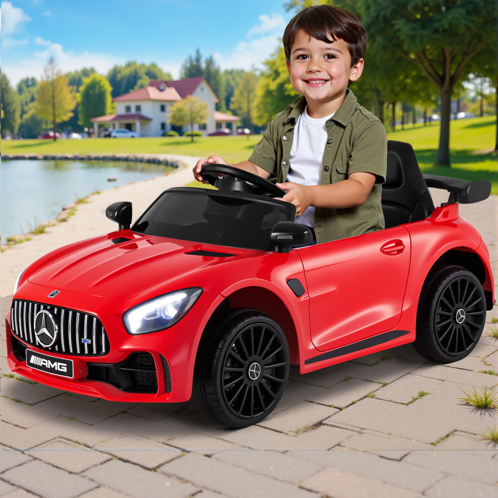 Kids Electric Ride On Car Mercedes-Benz AMG GTR Licensed Toy Cars Remo ...