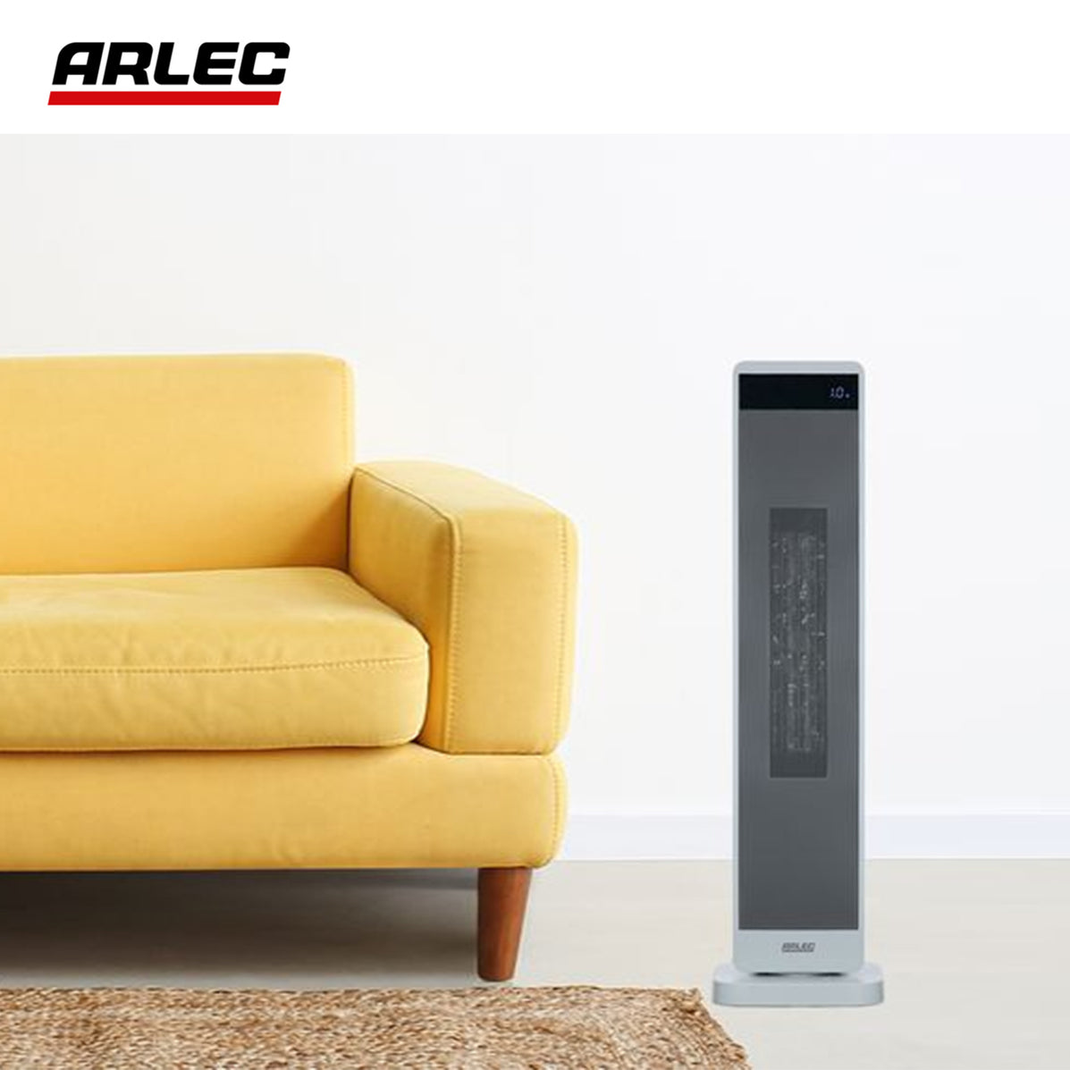 Arlec Portable And Oscillatin Ceramic Tower Heater 2400W With Remote C ...