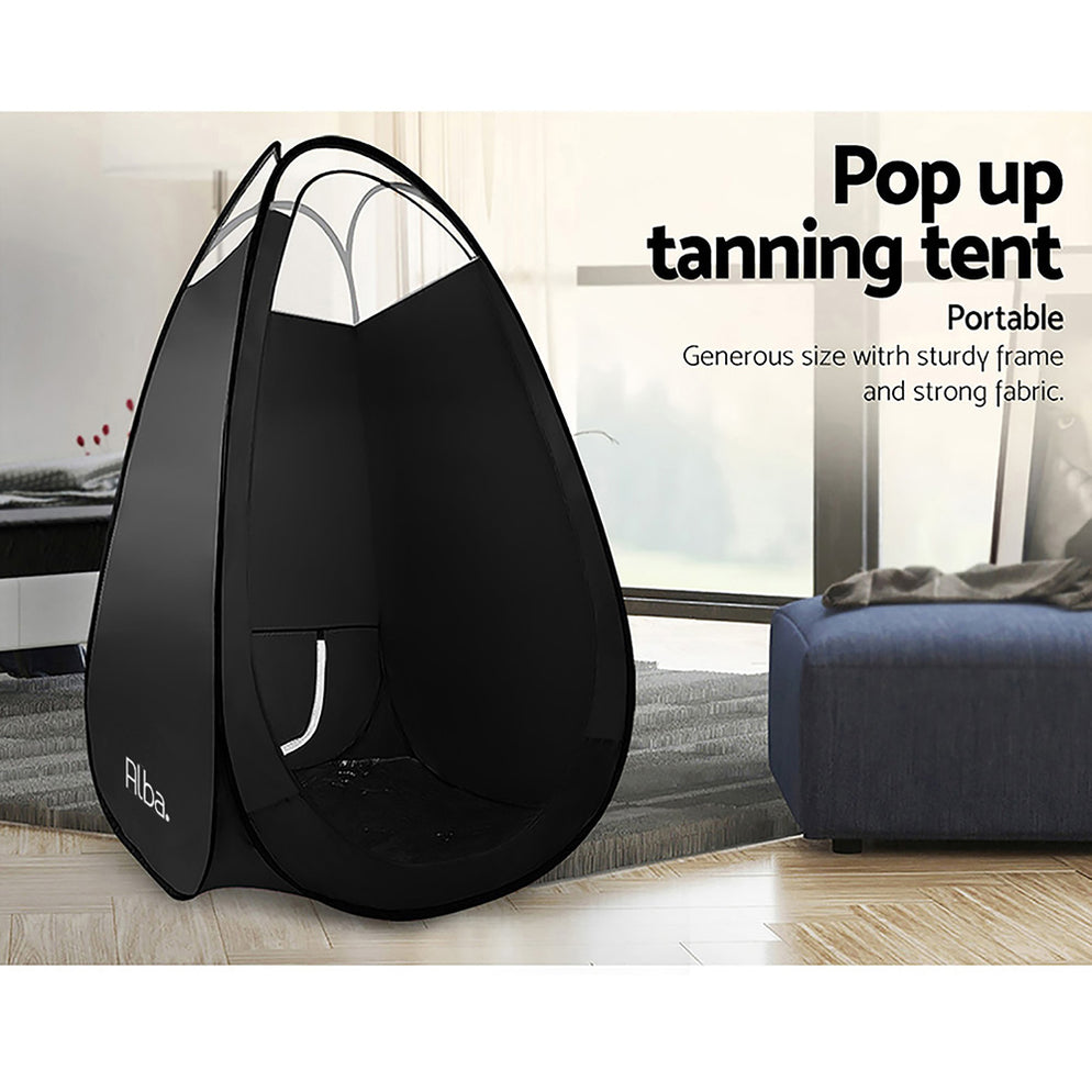 Portable Pop Up Tanning Tent Spray Tan Tent Sunless Body Tanning Sun C ...